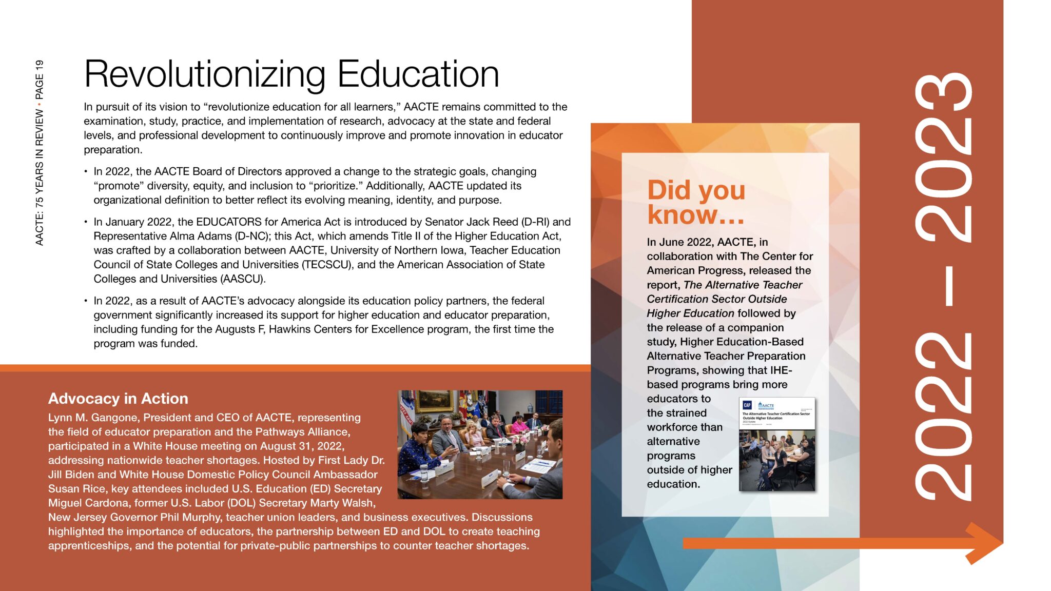 History - American Association of Colleges for Teacher Education